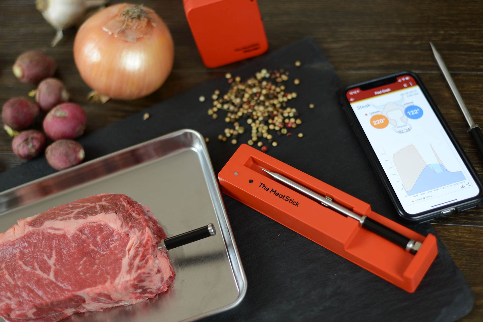 THE ALL-NEW MEATSTICK SET: Smart Wireless Meat Thermometer