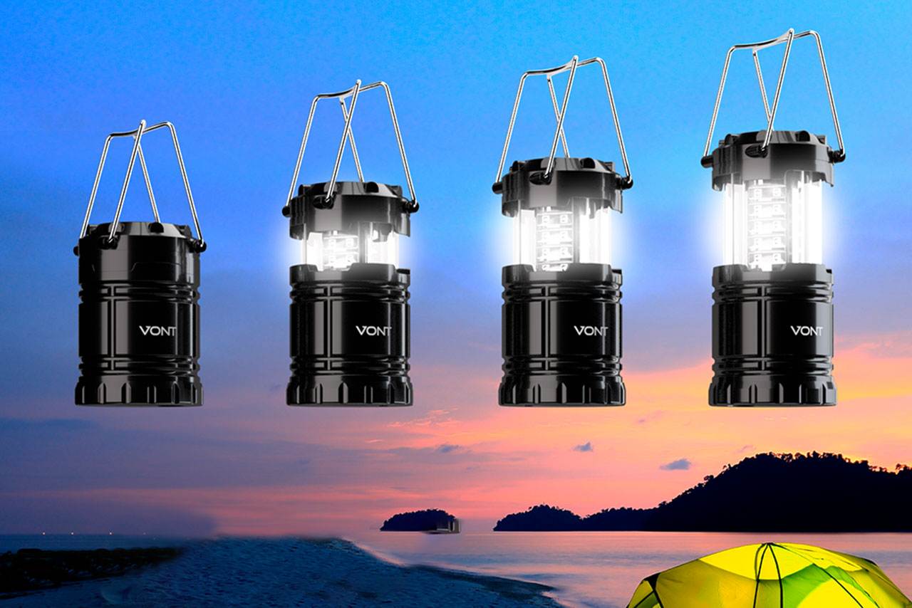 Enjoy Bright Lights Outdoors With The Vont LED Camping Lantern